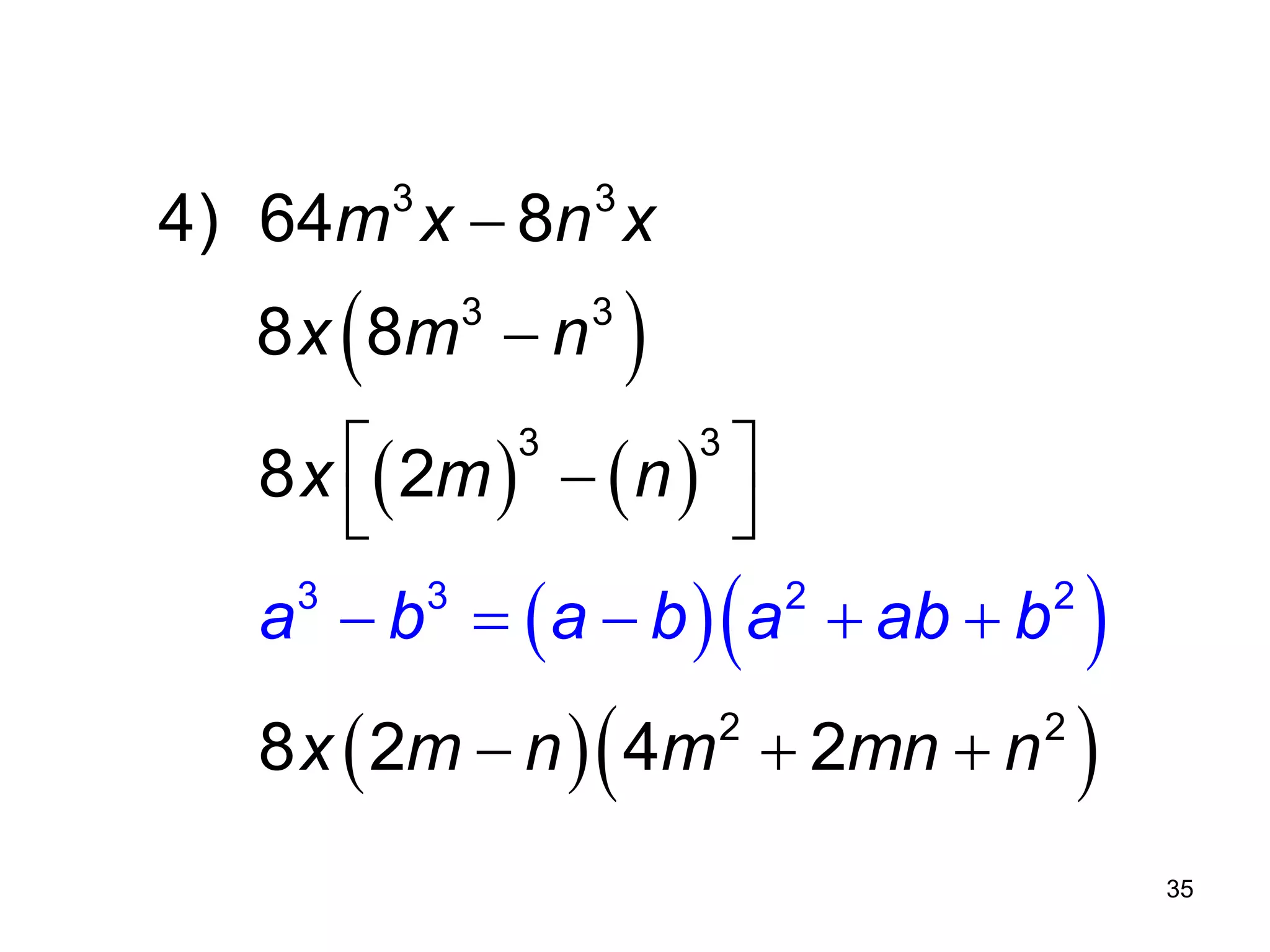 Complete Factoring Rules.ppt