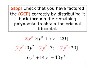 Complete Factoring Rules.ppt