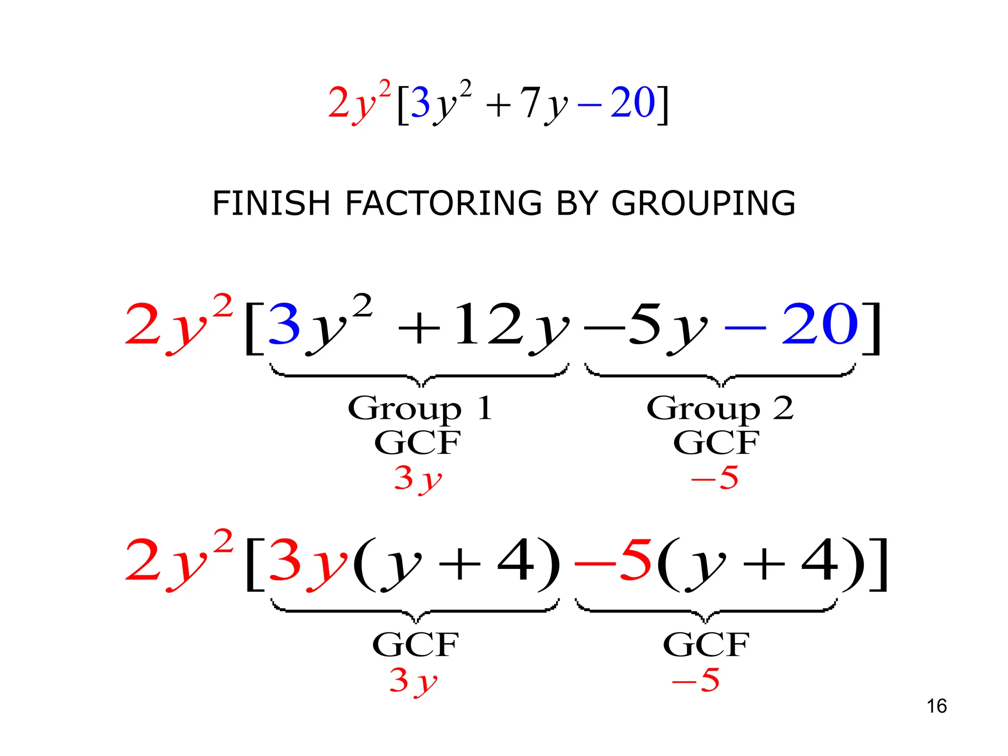 Complete Factoring Rules in Grade 8 Math.ppt