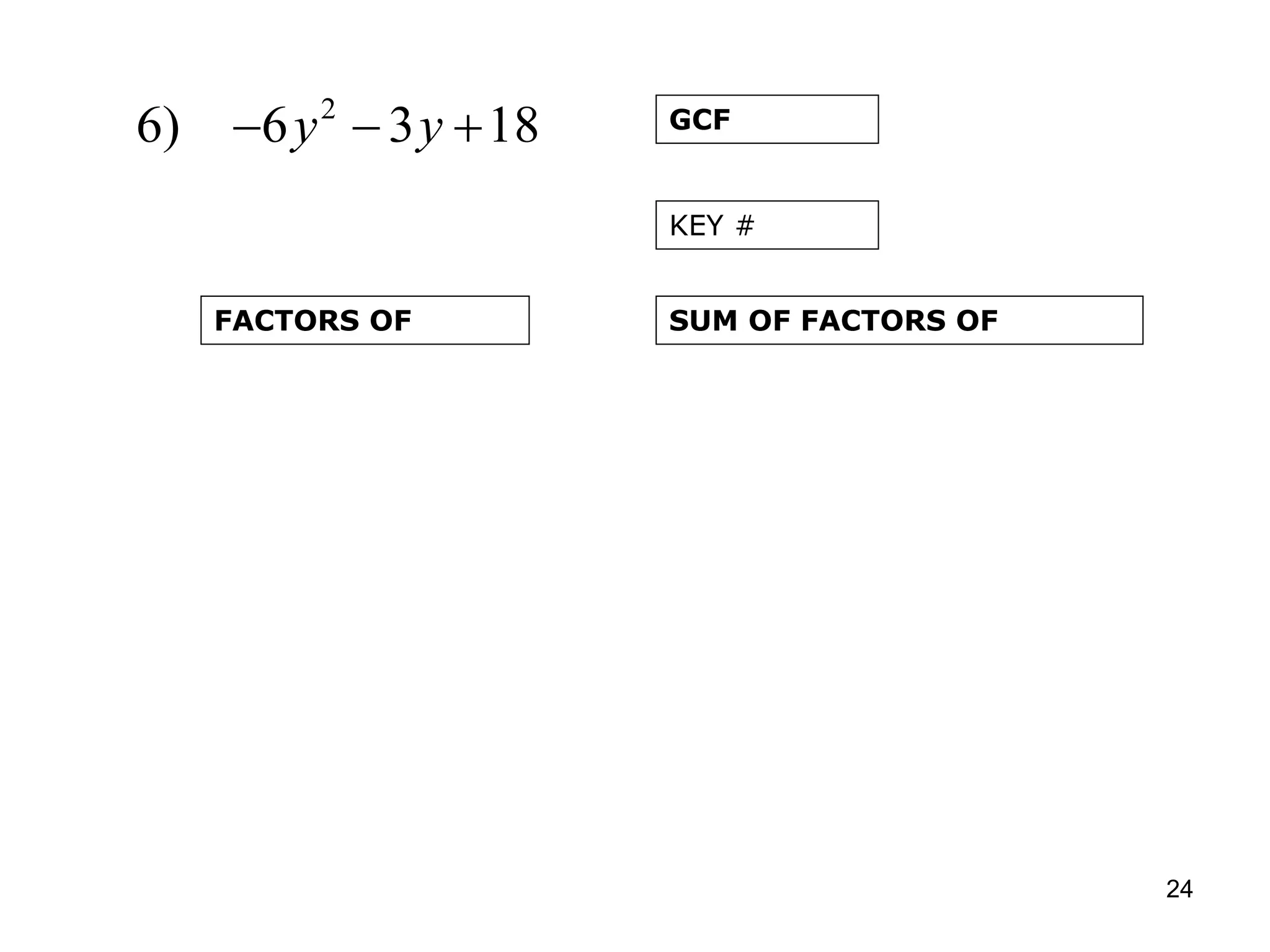 Complete Factoring Rules in Grade 8 Math.ppt