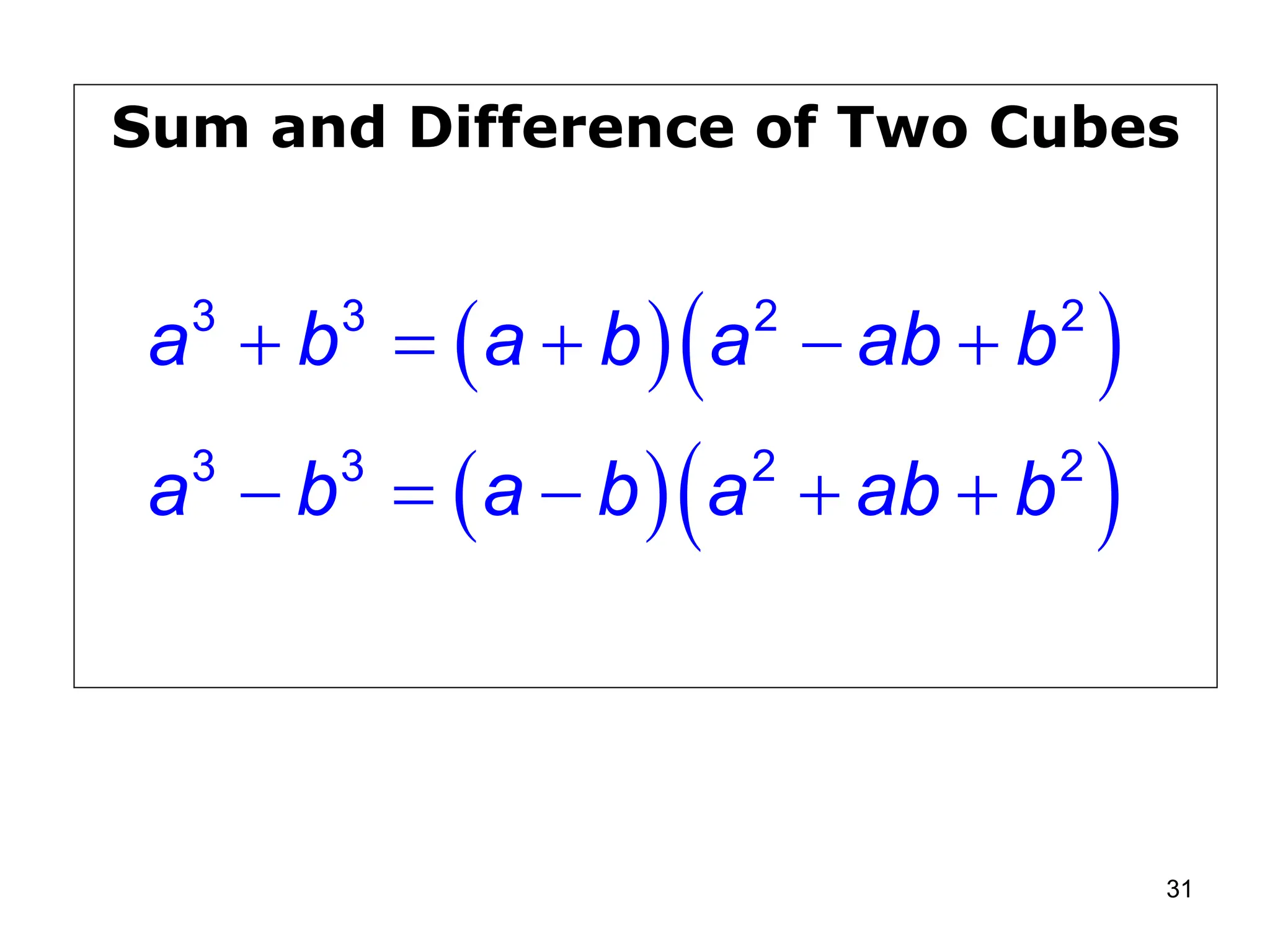 Complete Factoring Rules in Grade 8 Math.ppt