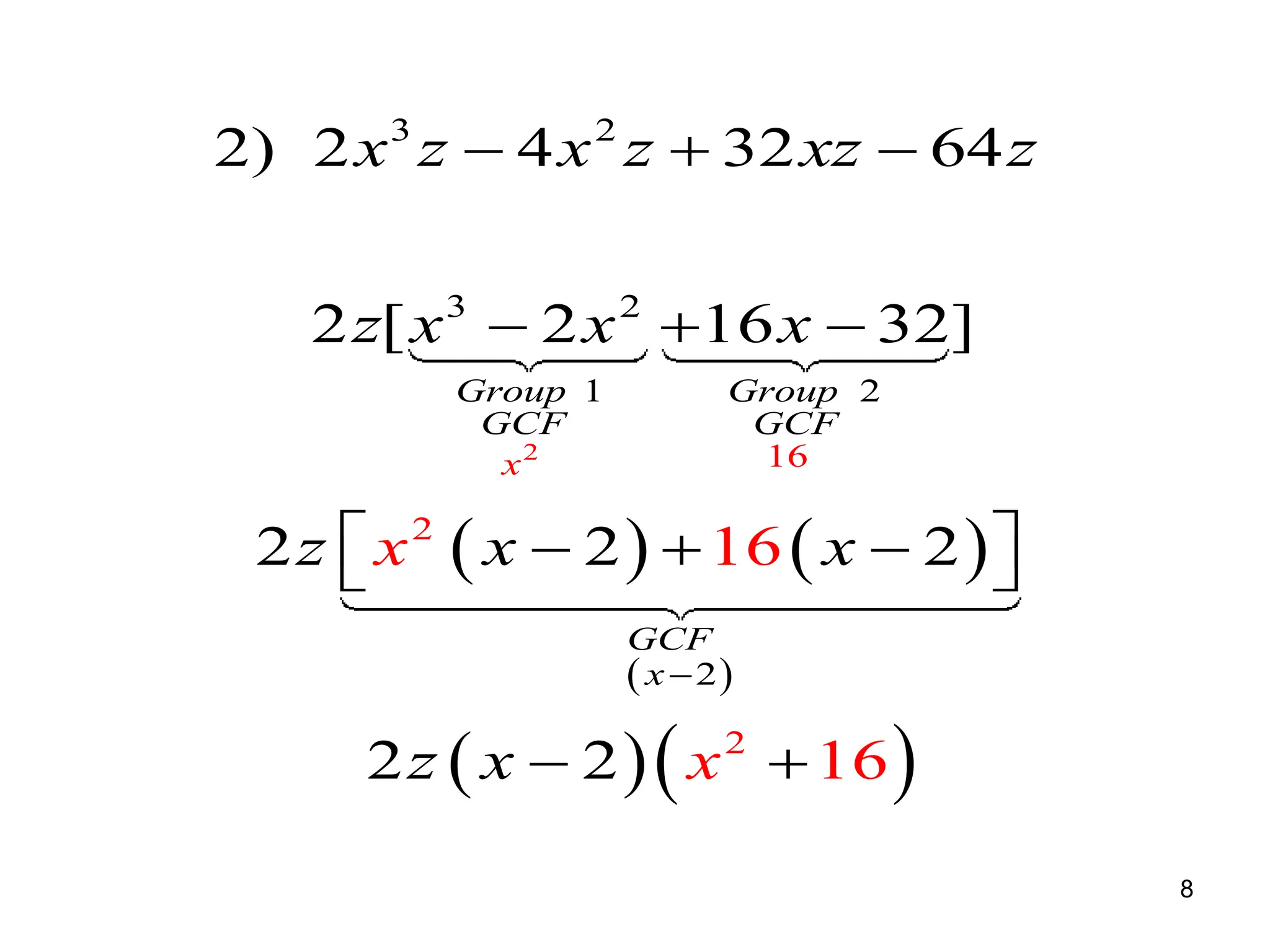 Complete Factoring Rules in Grade 8 Math.ppt