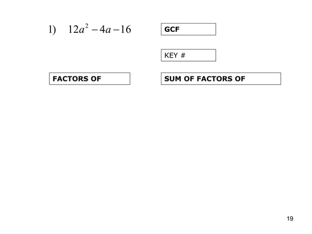 Complete Factoring Rules in Grade 8 Math.ppt