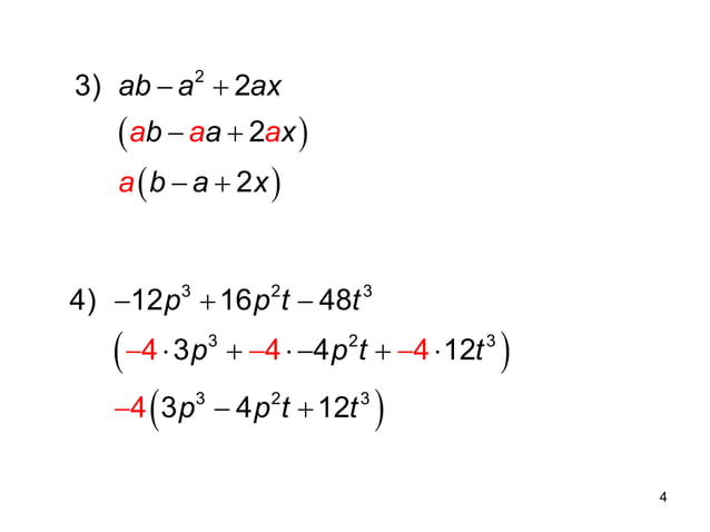 Complete Factoring Rules in Grade 8 Math.ppt