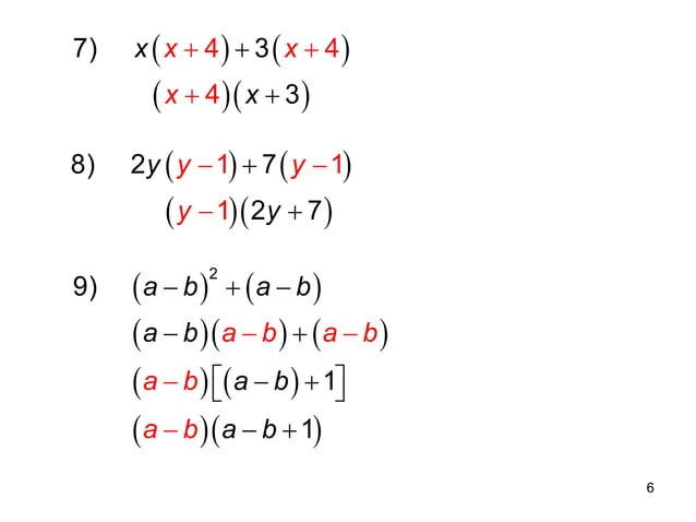 Cacaomplete Factoring Rules for grade 10 .pptx