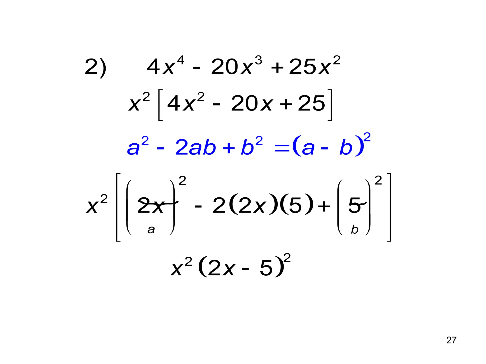 Complete Factoring Rules for Grade 8.ppt