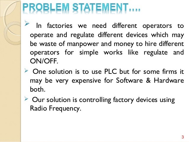 Complete factory automation