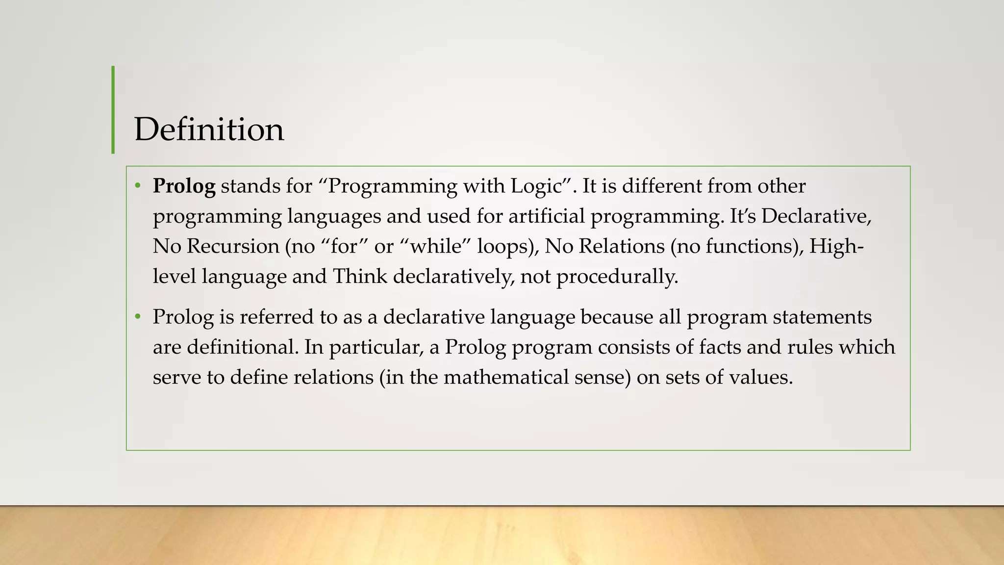 Family Tree on PROLOG | PPT