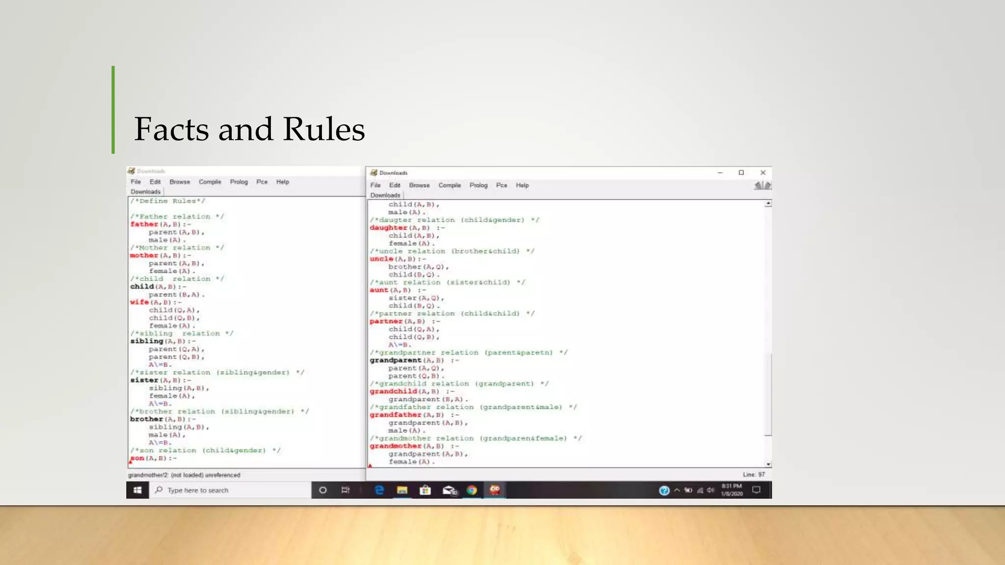 Family Tree on PROLOG | PPT