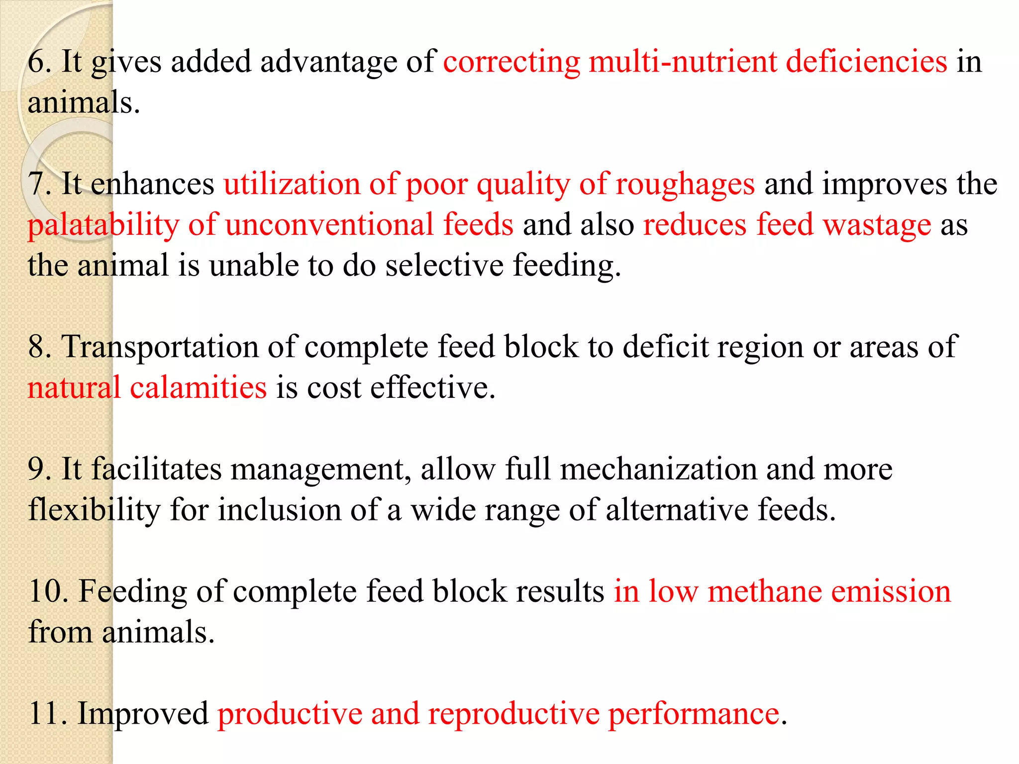 Complete feed block.pptx