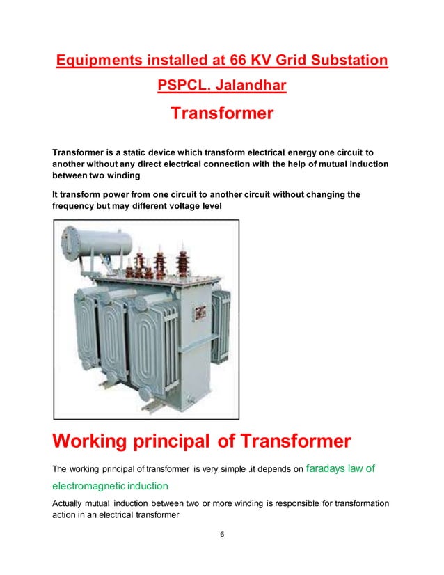 66 kv substation | DOCX