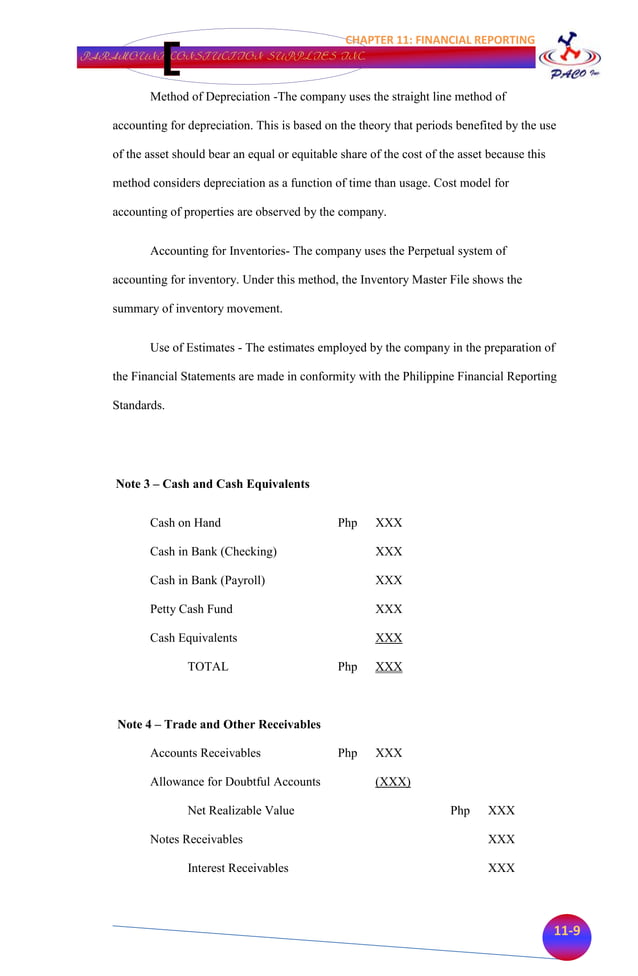 Complete financial reporting | PDF