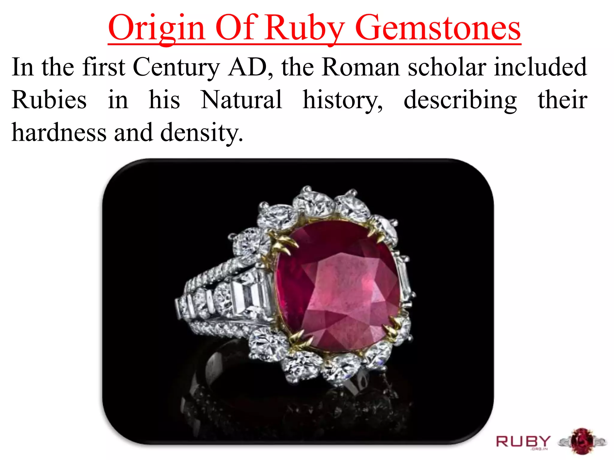 Complete Guidance About Ruby Gemstones | PPTX | Geology | Science
