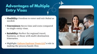 Complete Guide About 30 & 60 Days Multiple Entry Dubai Visa | PPT