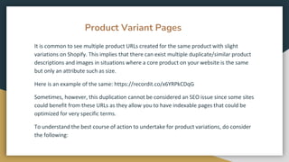 Complete guide for shopify seo | PDF