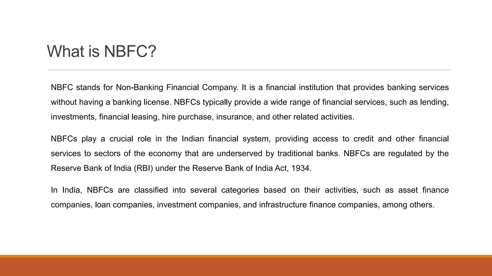 Complete Guide on NBFC (Non-Banking Financial Company) Registration | PPTX