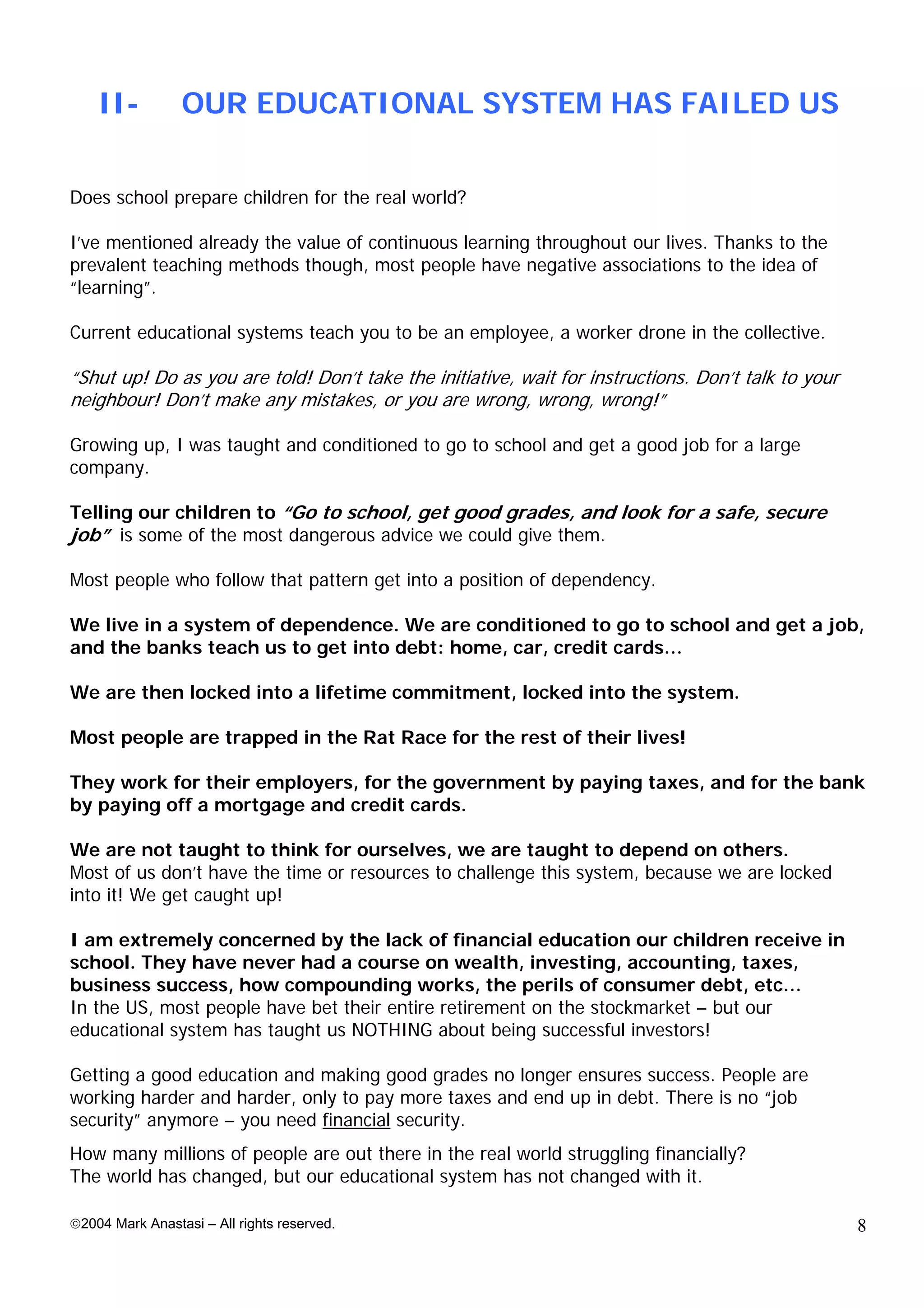 Complete guide to achieving financial freedom | PDF