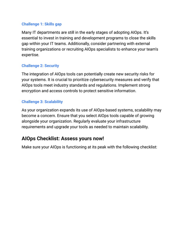 Complete Guide To Aiops Automate It Operations With Aipdf
