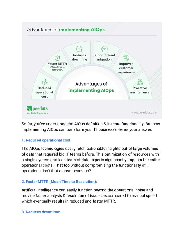Complete Guide To Aiops Automate It Operations With Ai Pdf