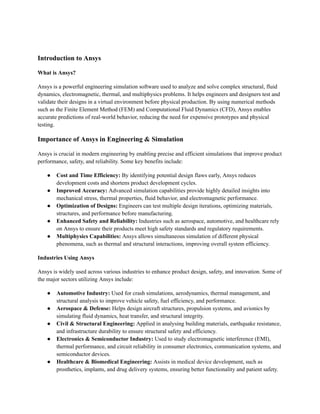 Complete Guide to Ansys_ Everything You Need to Know.pdf