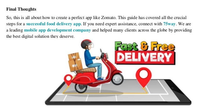 Complete Guide to Build Food Delivery App Like Zomato | PPTX