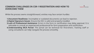 Complete Guide to CSR -1 Registration.pptx