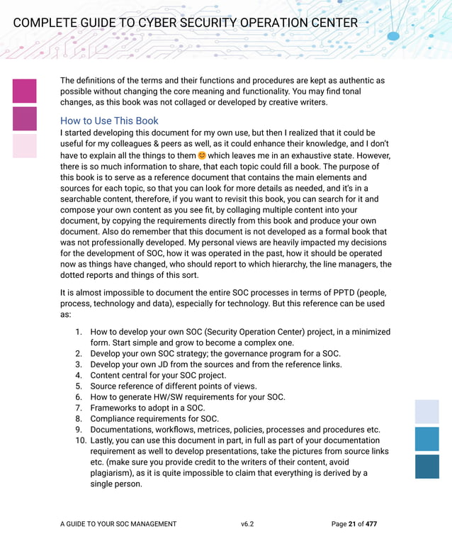 Complete Guide to Cyber Security Operation Center v6.2 | PDF