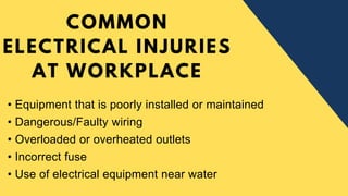 Complete Guide to Electrical Safety in the Workplace | PPTX