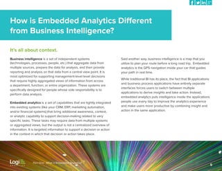 The Complete Guide to Embedded Analytics | PDF