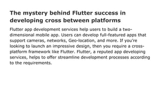 Complete guide to flutter app development | PPTX