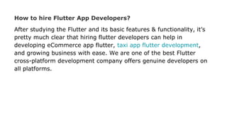 Complete guide to flutter app development | PPTX