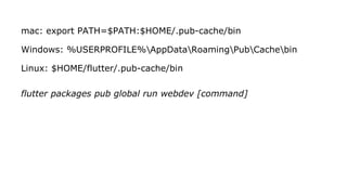 Complete guide to flutter app development | PPTX