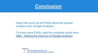 Complete guide to google analytics | PPT