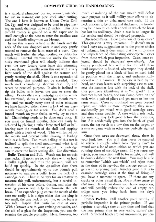 Complete guide to_handloading - sharpe - 1937 | PDF