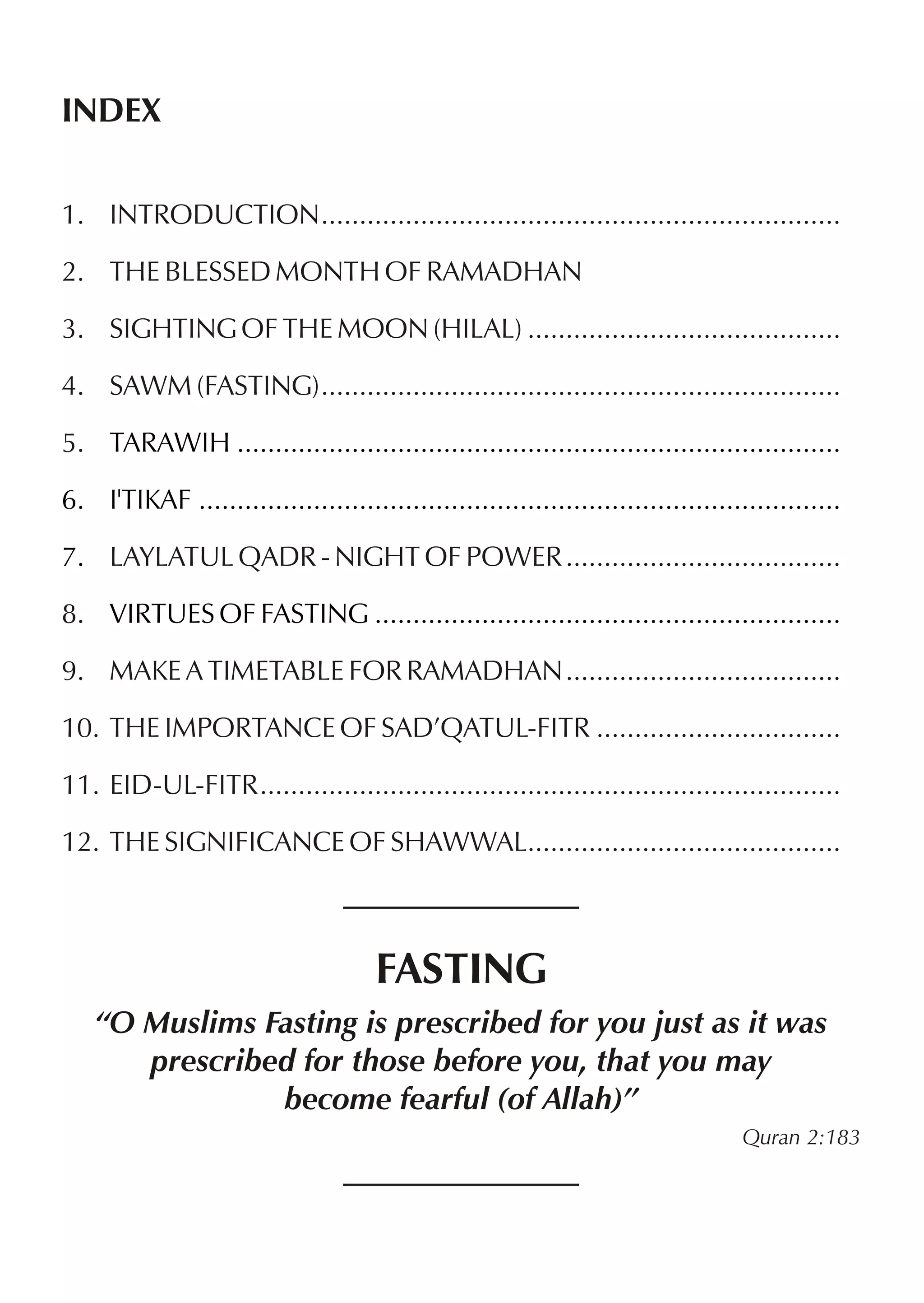 Complete Guide To Ramadhan | PDF