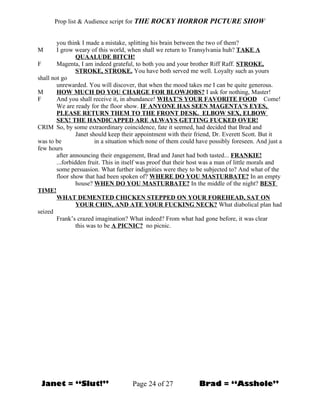 The Complete Fan Guide to THE ROCKY HORROR PICTURE SHOW | DOC