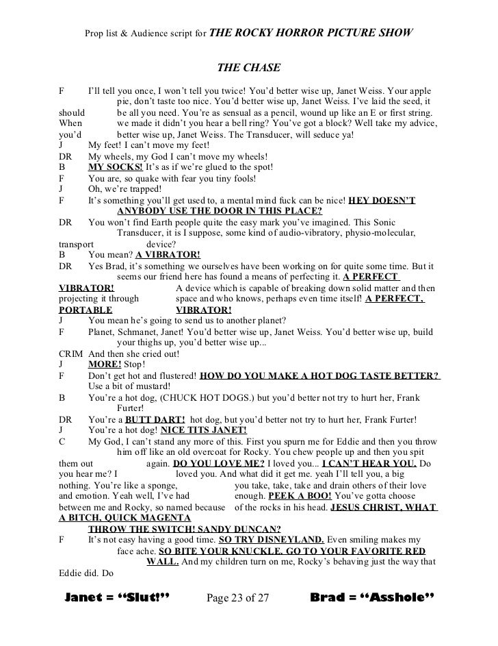 The Complete Fan Guide to THE ROCKY HORROR PICTURE SHOW