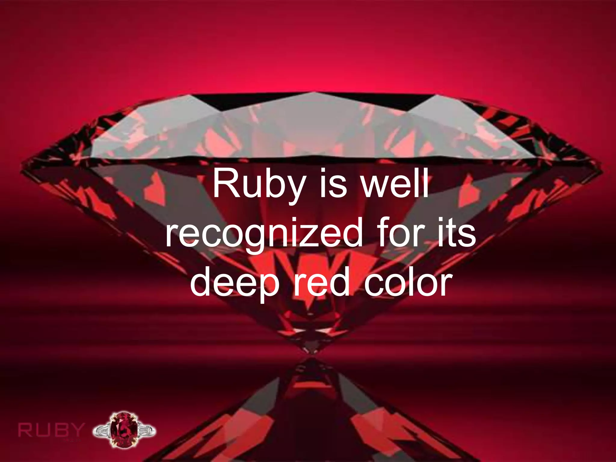 Complete guide to ruby gemstone | PPT
