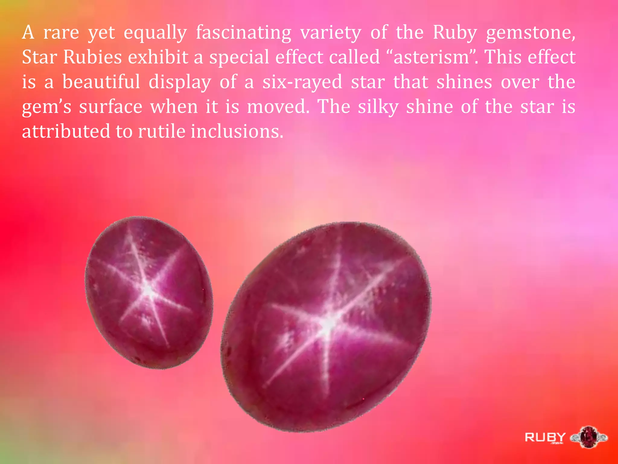 Complete Guide To Star Ruby Gemstone | PPT