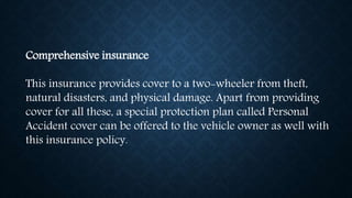 Complete guide to vehicle insurance | PPTX
