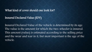 Complete guide to vehicle insurance | PPT