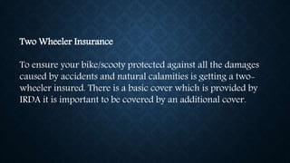 Complete guide to vehicle insurance | PPT