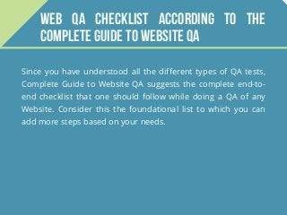 Complete Guide to Website QA | PDF