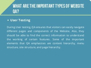 Complete Guide to Website QA | PDF