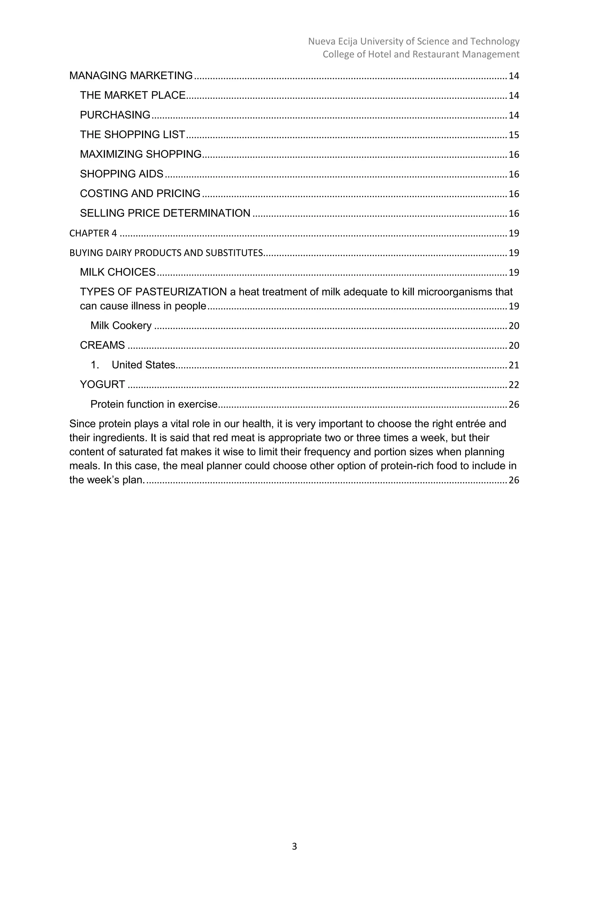 MEAL MANAGEMENT | DOCX