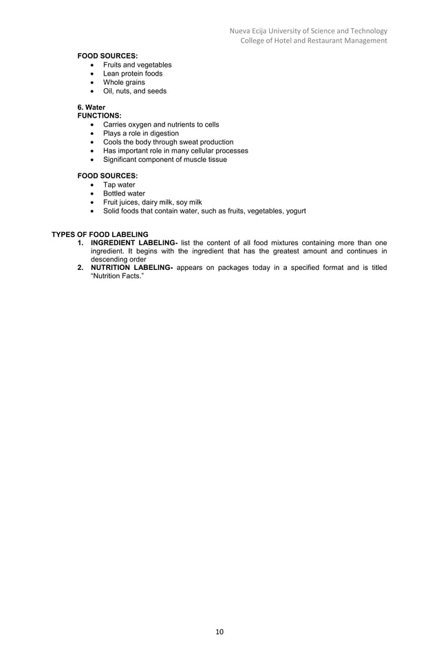 MEAL MANAGEMENT | DOCX