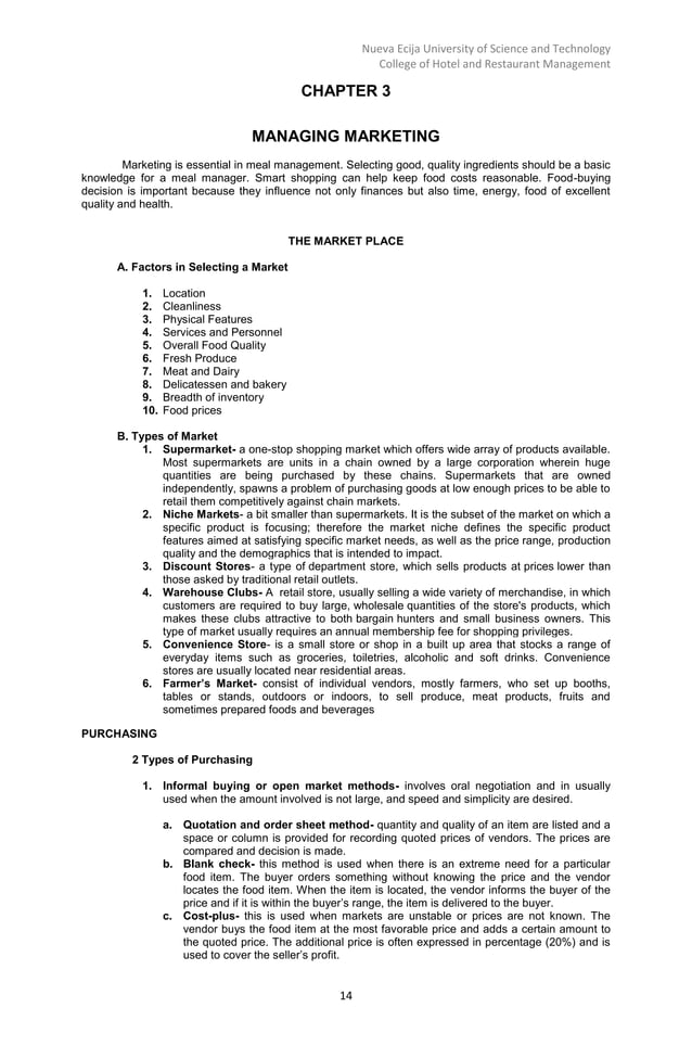 MEAL MANAGEMENT | DOCX