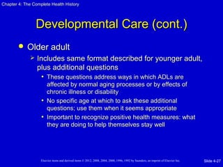 Complete health history | PPT