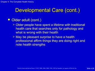 Complete health history | PPT