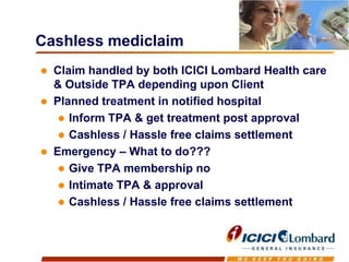 Complete health insurance policy (individual) from icici lombard | PPSX